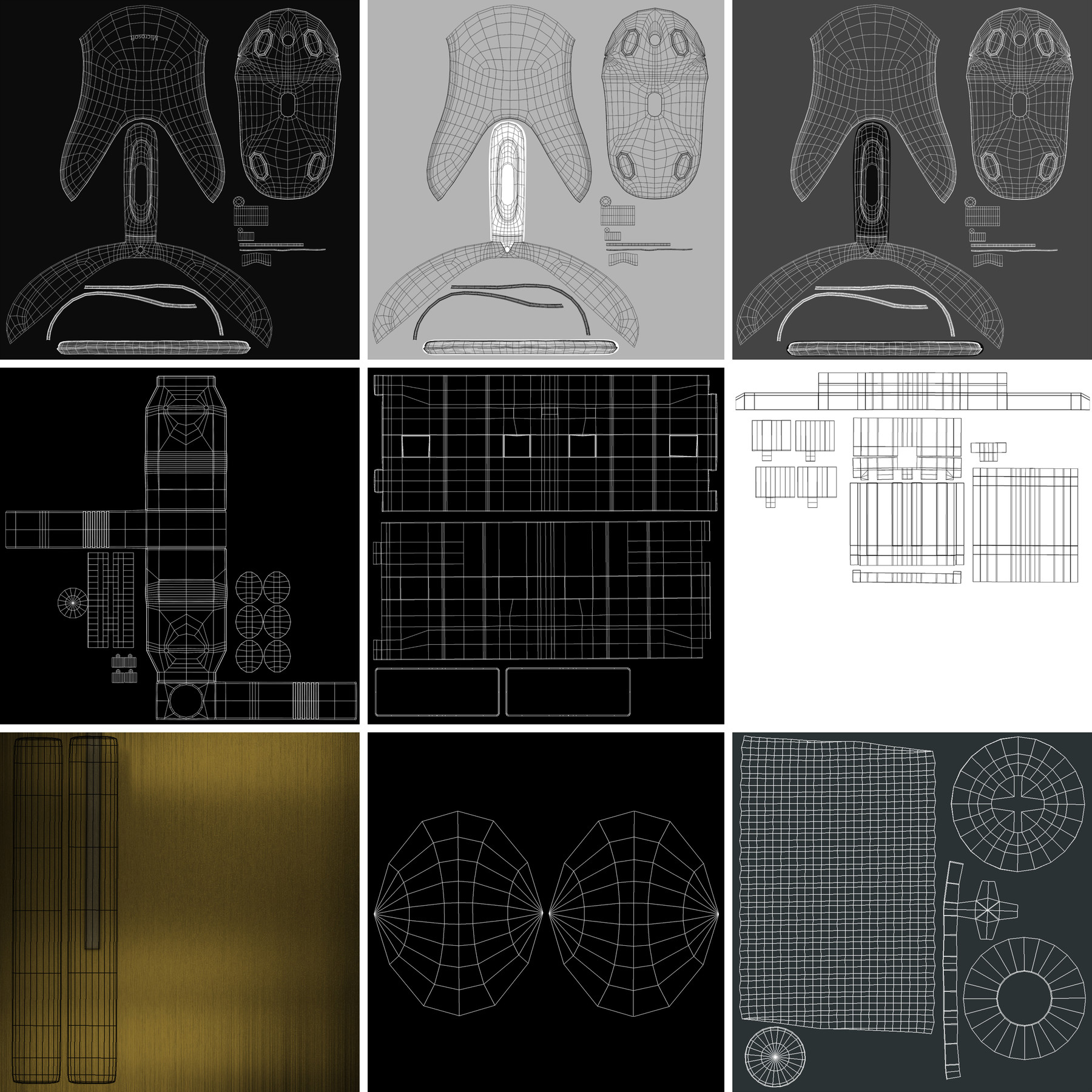 ArtStation - 3D Model: Computer Wired Mouse - Microsoft | Resources
