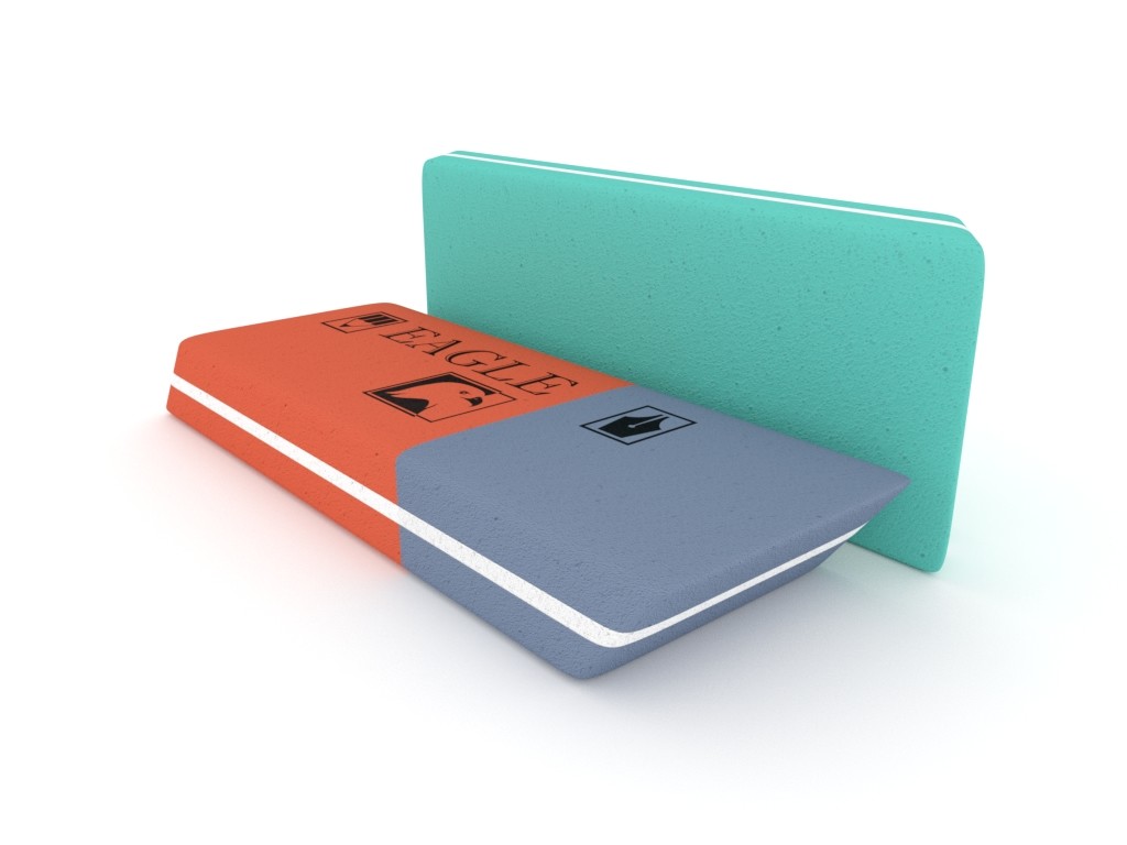 ArtStation - 3D Model: Erasers | Resources