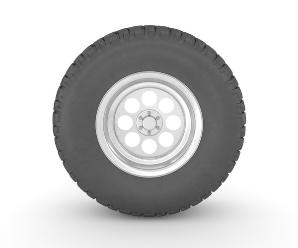 ArtStation - 3D Model: Off-road Wheel | Resources