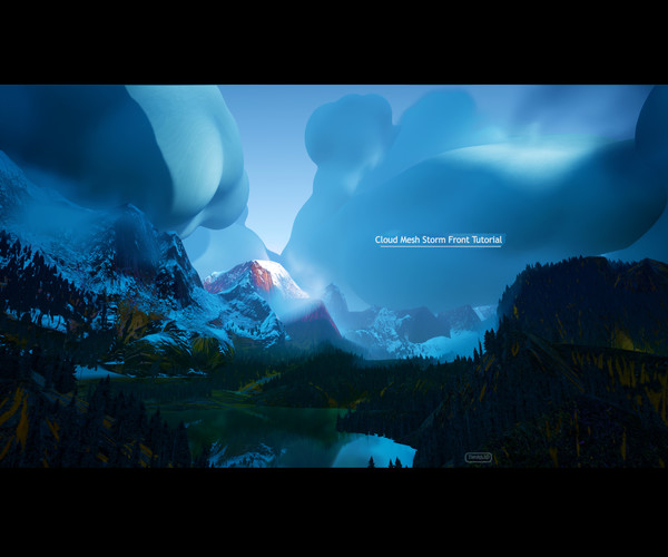 ArtStation - Cloud Mesh Storm Front Tutorial | Tutorials