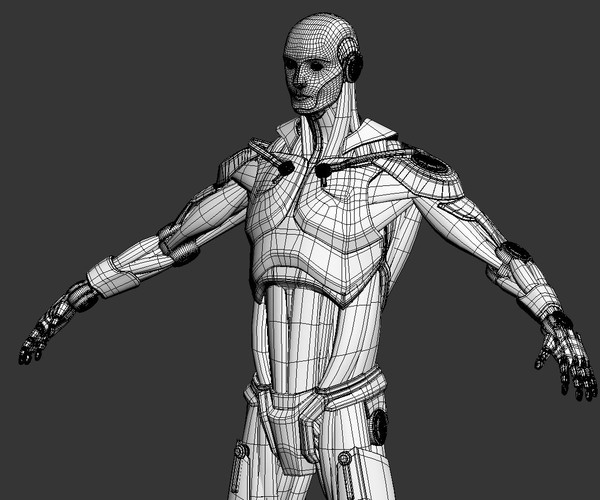 ArtStation - Android Robot / 3d model | Resources