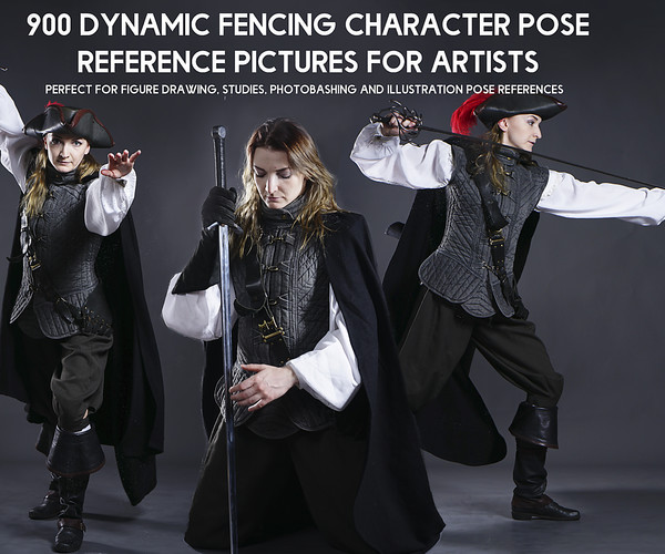 ArtStation - 900+ Dynamic Fencing Character Pose Reference pictures ...