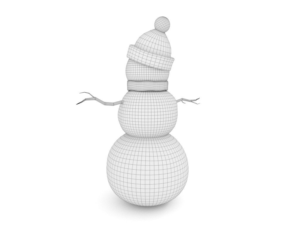 ArtStation - 3D Model: Snowman | Resources