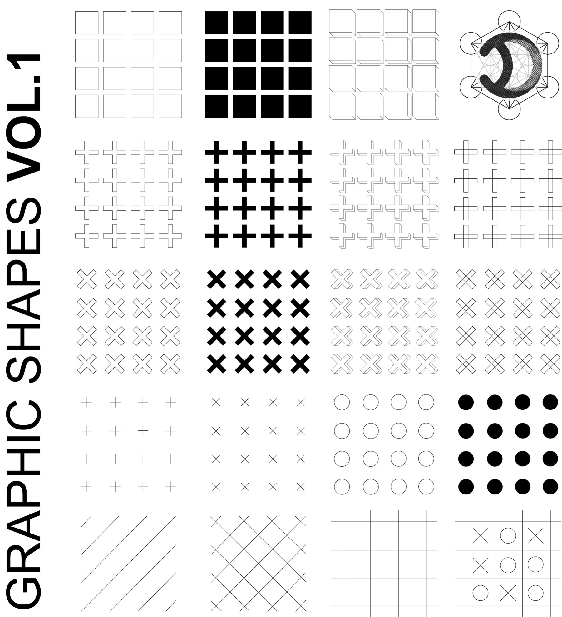 ArtStation - GRAPHIC SHAPES vol.1 | Artworks