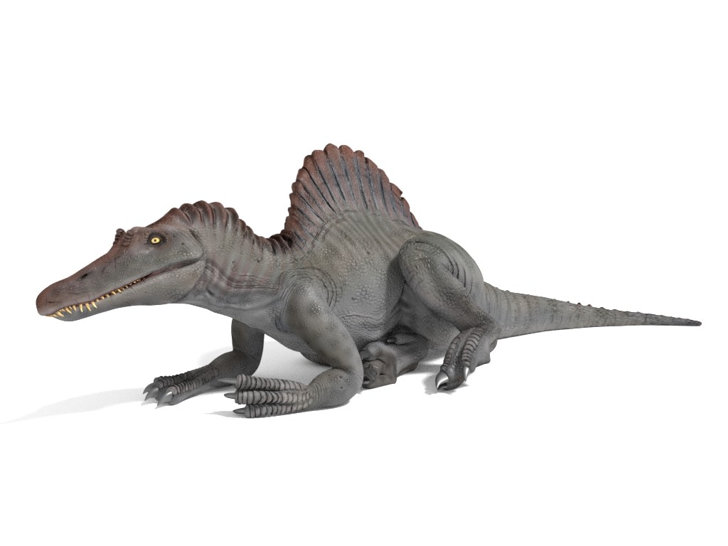 ArtStation - 3D Model: Spinosaurus Rigged | Resources
