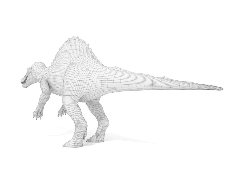 ArtStation - 3D Model: Spinosaurus Rigged | Resources