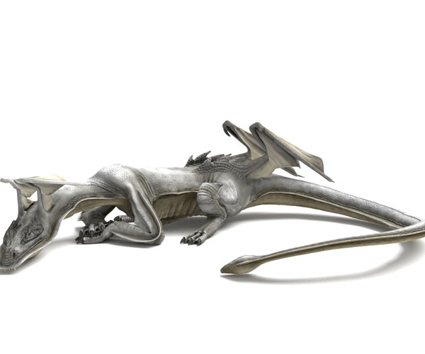 ArtStation - 3D Model: Dragon Rigged | Resources