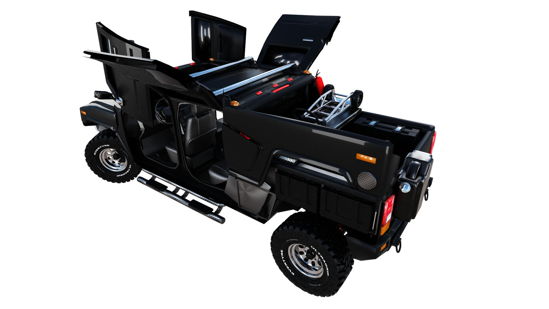 ArtStation - Hummer H3T 3d car model - Cinematic-Showcase | Resources