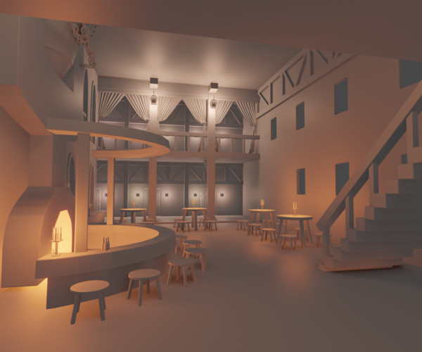 ArtStation - Big fantasy Inn | Resources