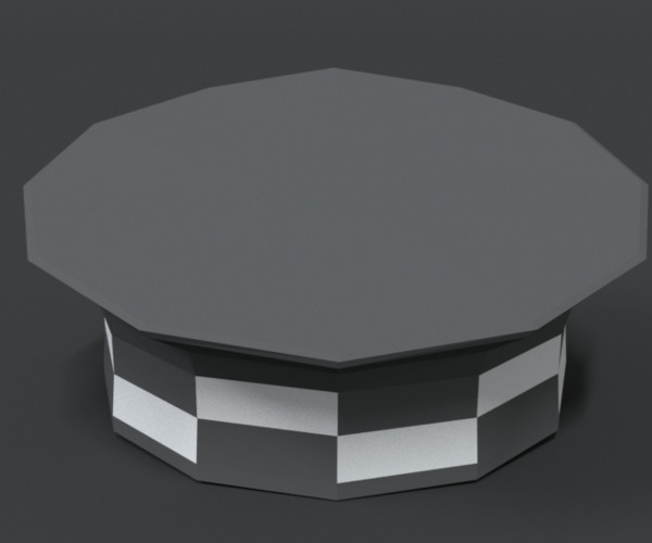 ArtStation - Low Poly Cartoon Police Hat | Resources