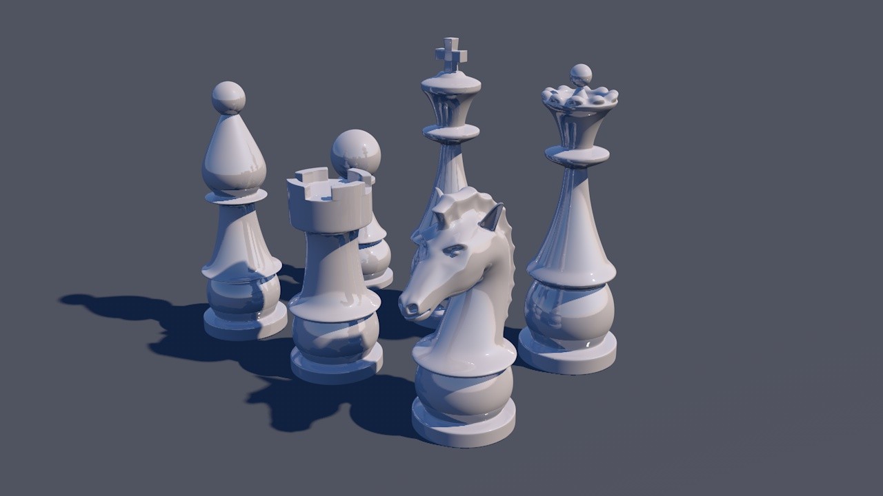 ArtStation - Chess Set (3D Print Ready) | Resources
