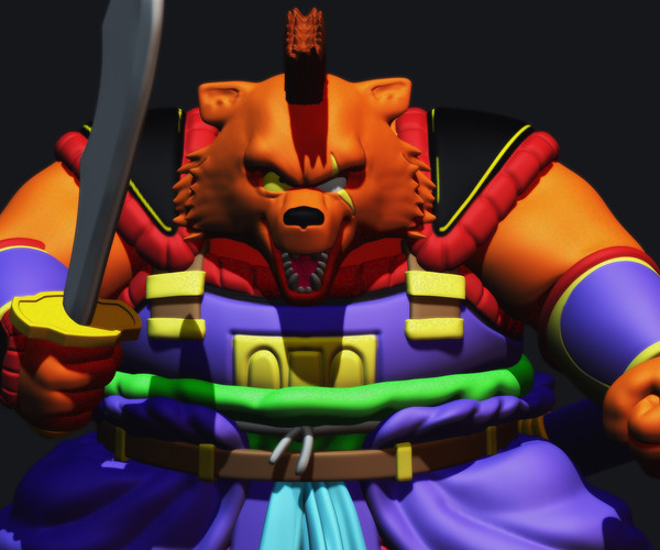 ArtStation - Bear Thief 1986 STL | Game Assets