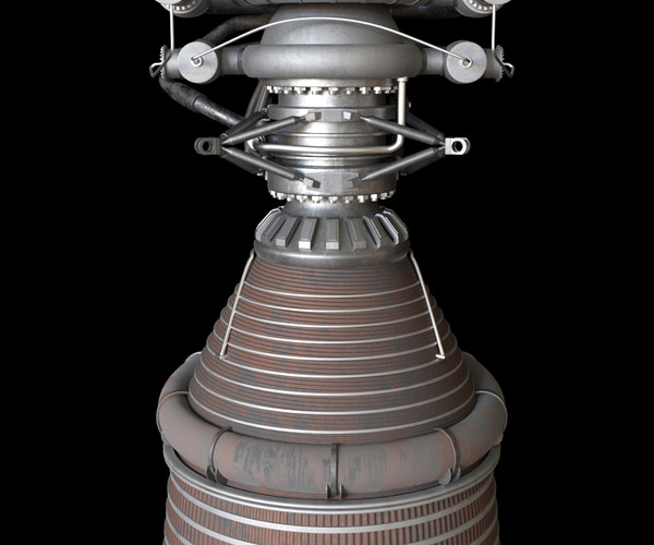 ArtStation - F1 Rocket Engine | Resources