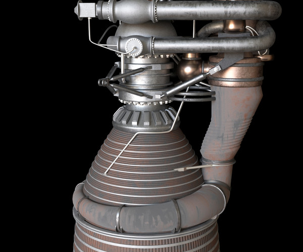 ArtStation - F1 Rocket Engine | Resources