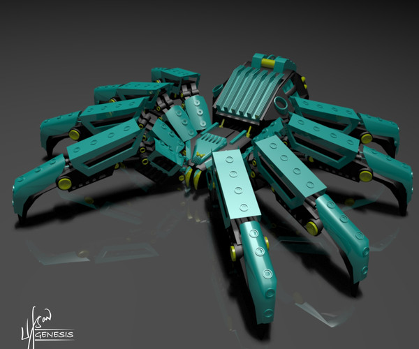 ArtStation - Mechanical Spider | Resources