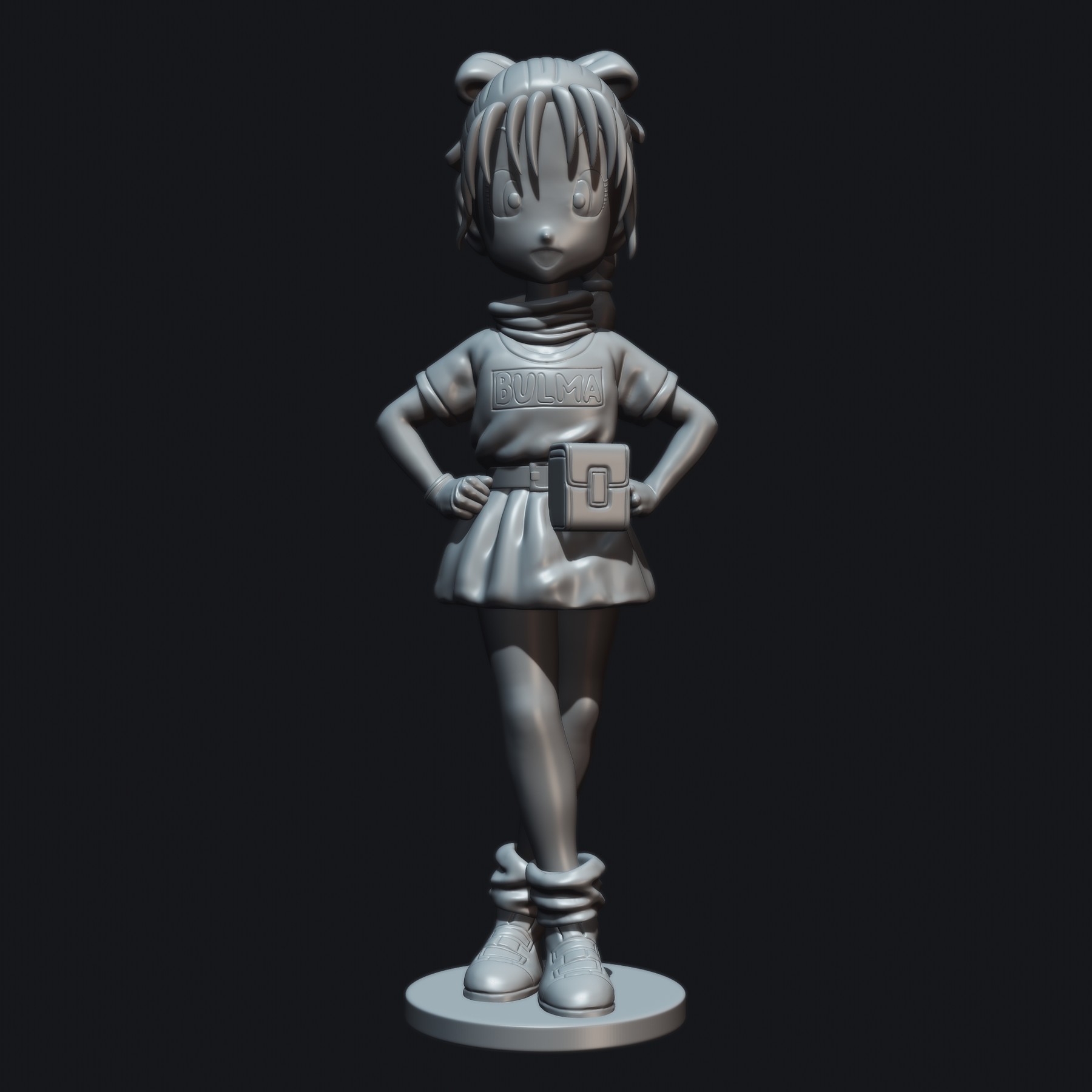 Artstation Bulma 1986 Stl Game Assets