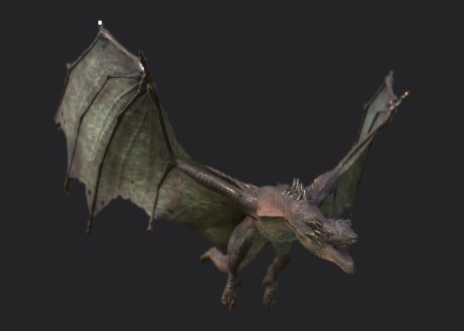 ArtStation - Dragon Printable and gameready PBR Low-poly 3D model ...
