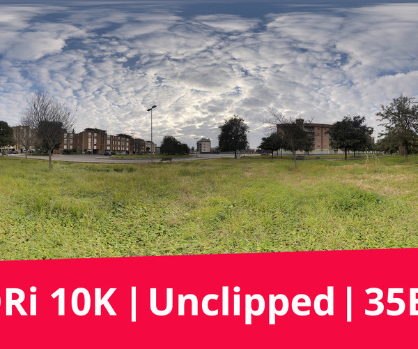 ArtStation - HDRi - Buildings, Grass and Clouds | Resources