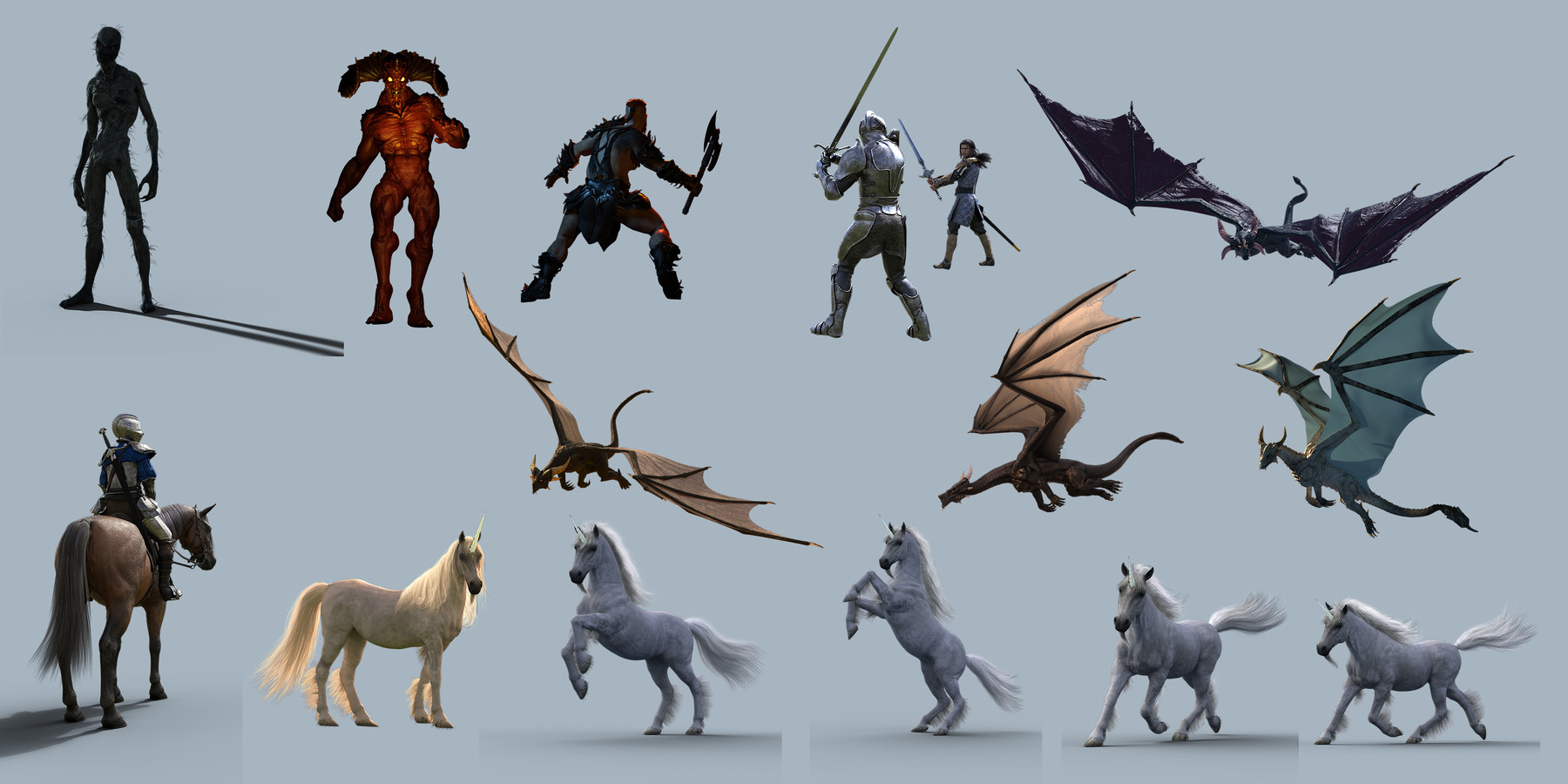 ArtStation - Fantasy Png Pack | Artworks