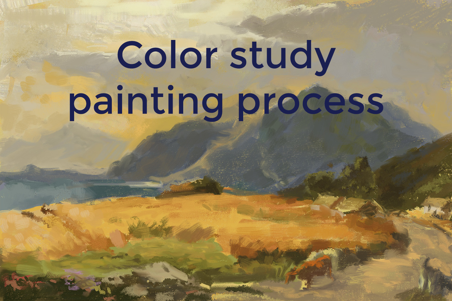 ArtStation - Color Study painting process | Tutorials