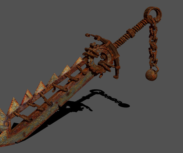 ArtStation - Rusty sword | Game Assets