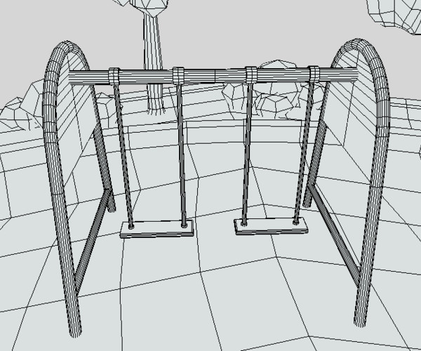 ArtStation - Low Poly Cartoon Playground Scene | Resources