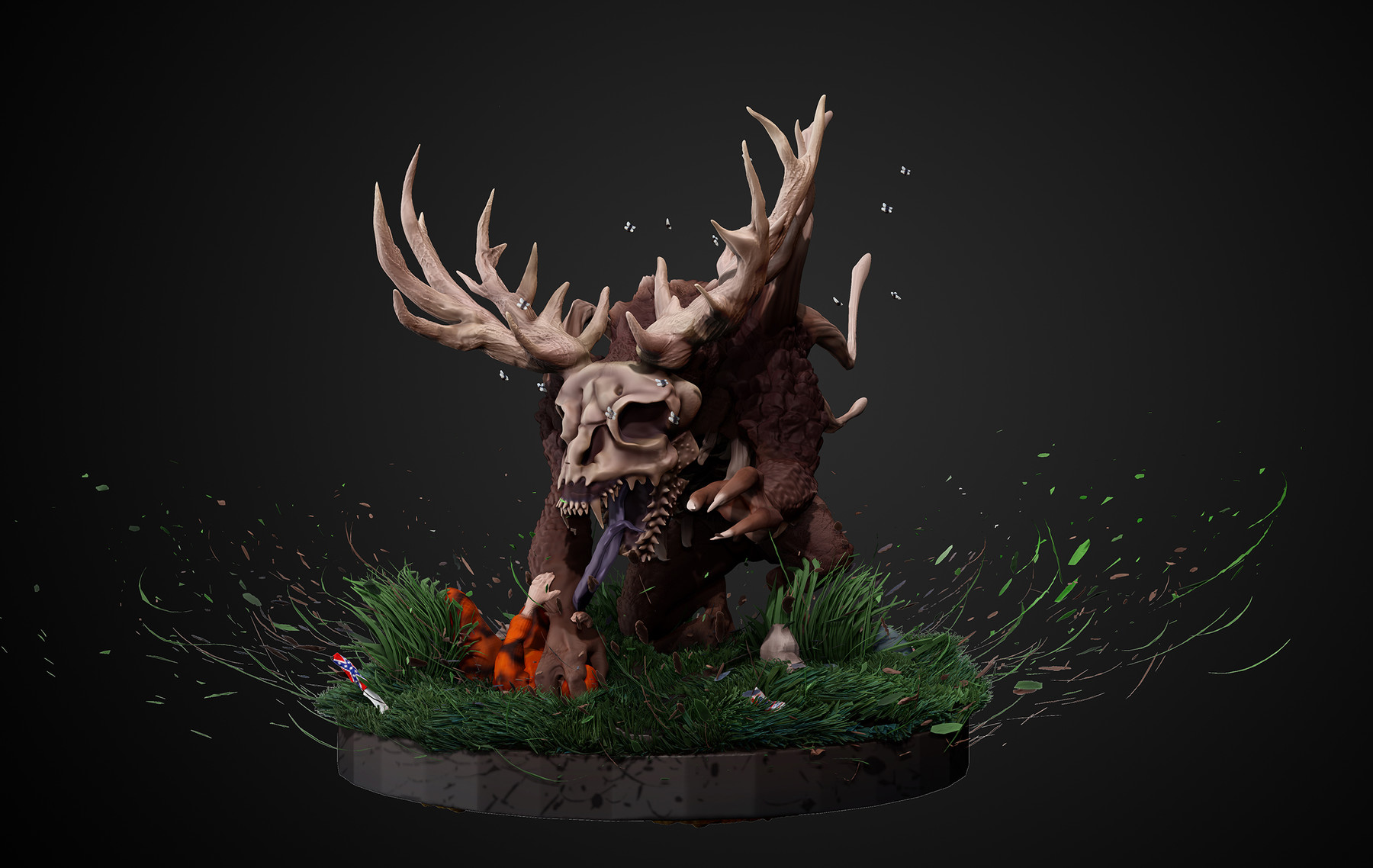 ArtStation - Wendigo Model FBX/ZPR | Resources