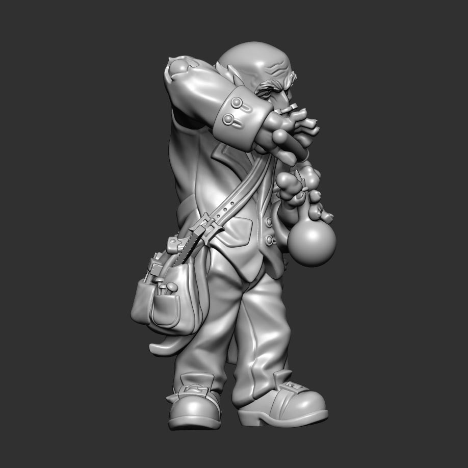 ArtStation - Mad Scientist miniature for 3D print | Resources