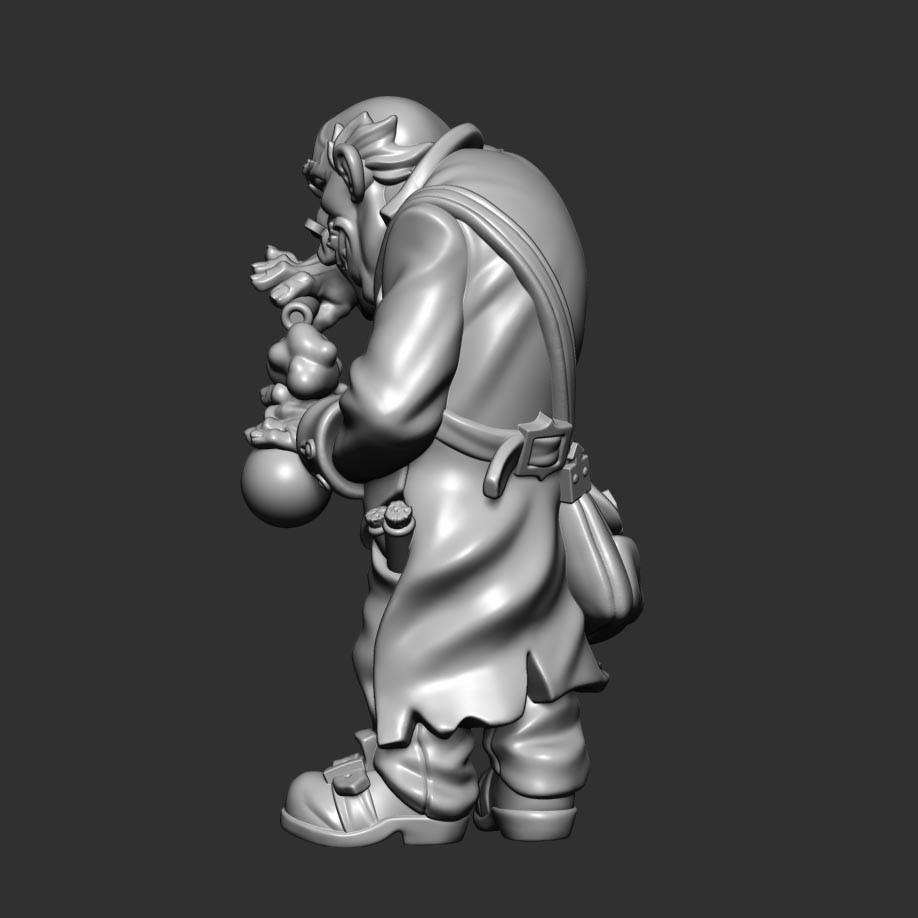 ArtStation - Mad Scientist miniature for 3D print | Resources