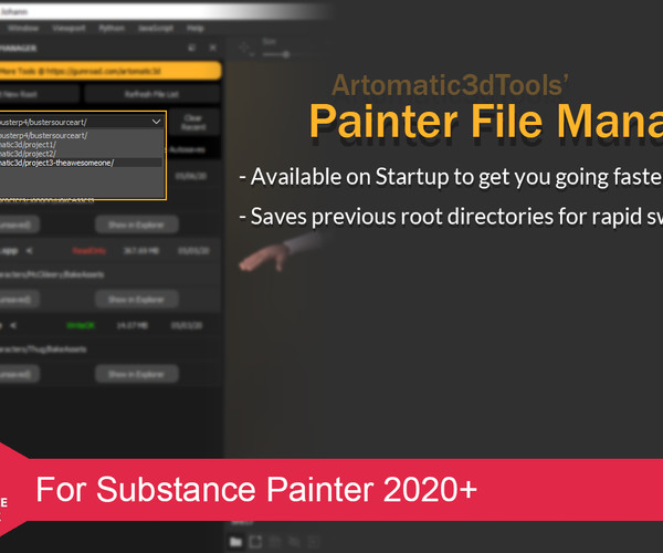 ArtStation - Substance Painter File Manager | Resources