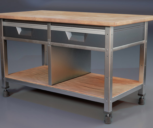 ArtStation - Modular Workbench Table | Game Assets