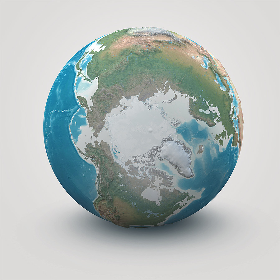ArtStation - 3D Earth Model (high poly count) | Resources