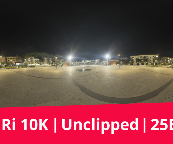 ArtStation - HDRi - Night, square and lights | Resources