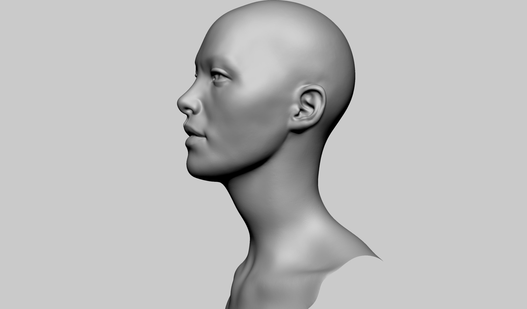 ArtStation - Base Female Head 05 | Resources