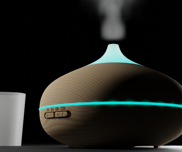 ArtStation - 3D Essential oil diffuser | Resources
