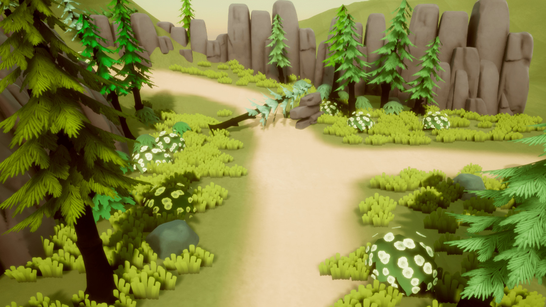 ArtStation - Different Seasons, a stylized environment in Unreal engine ...