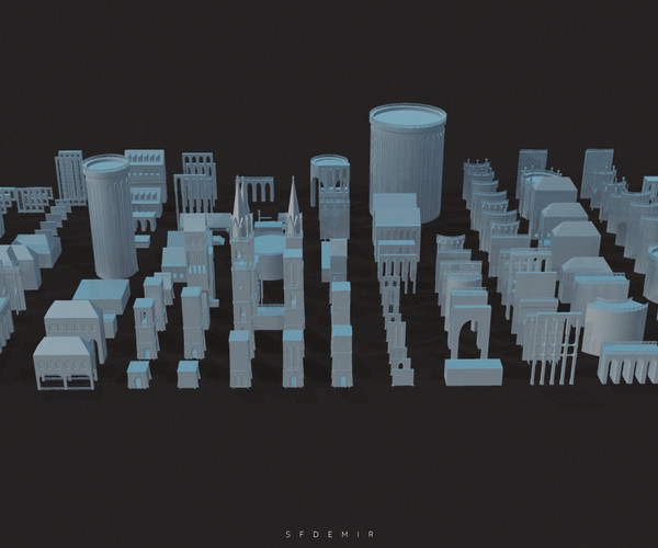 ArtStation - SFDEMIR Medieval Kitbash | Resources