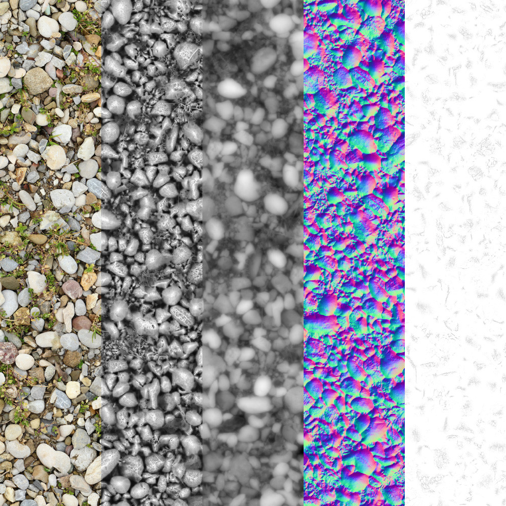 ArtStation - Pebble Ground Material Pack | Game Assets