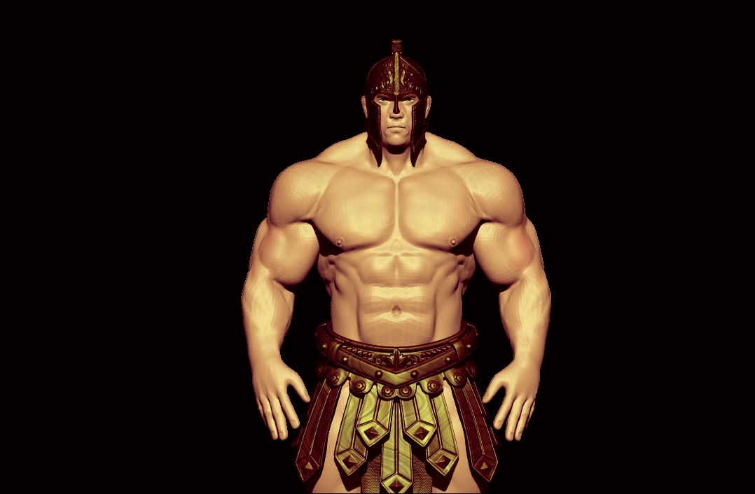 ArtStation - bodybuilder fighter | Game Assets