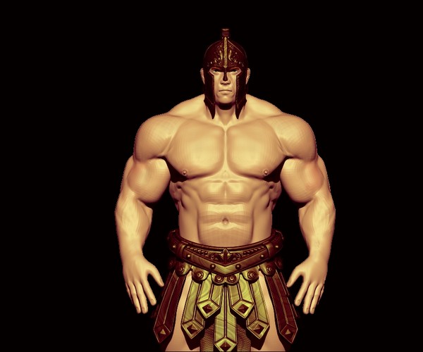 ArtStation - bodybuilder fighter | Game Assets
