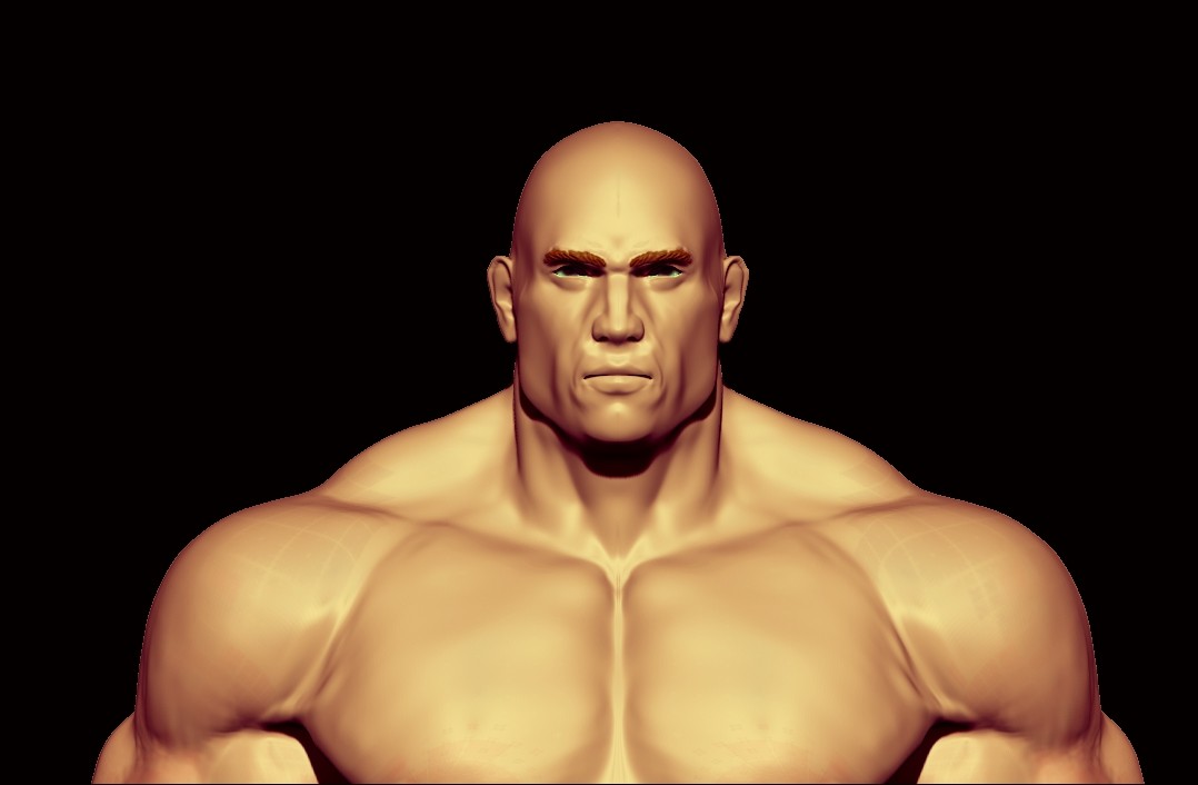 ArtStation - bodybuilder fighter | Game Assets