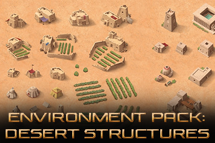 ArtStation - Environment Pack: Desert Structures | Game Assets