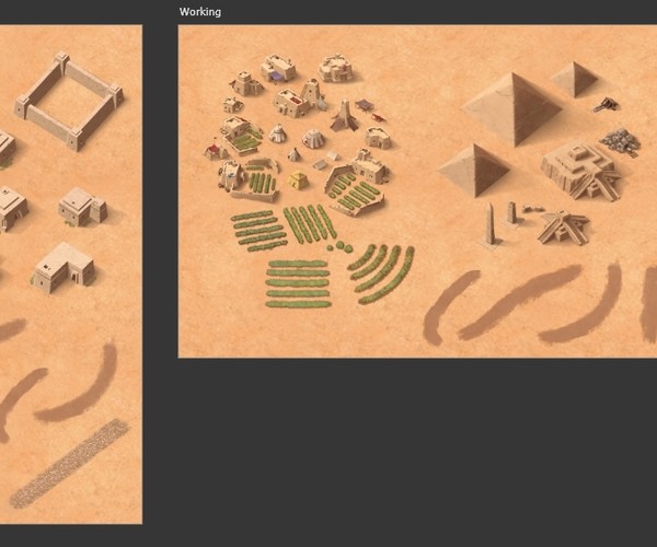ArtStation - Environment Pack: Desert Structures | Game Assets