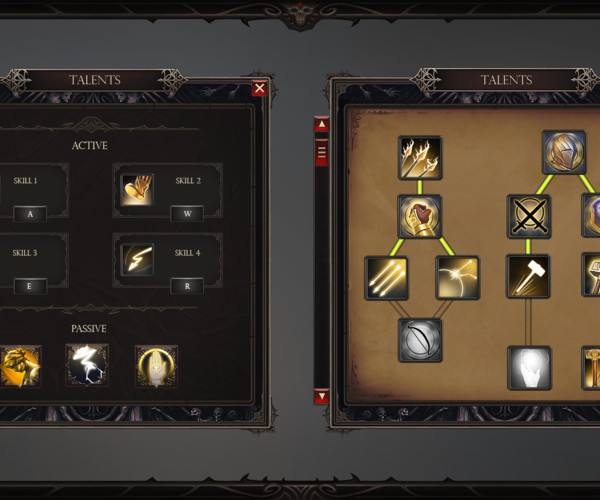 ArtStation - Demonic UI | Game Assets