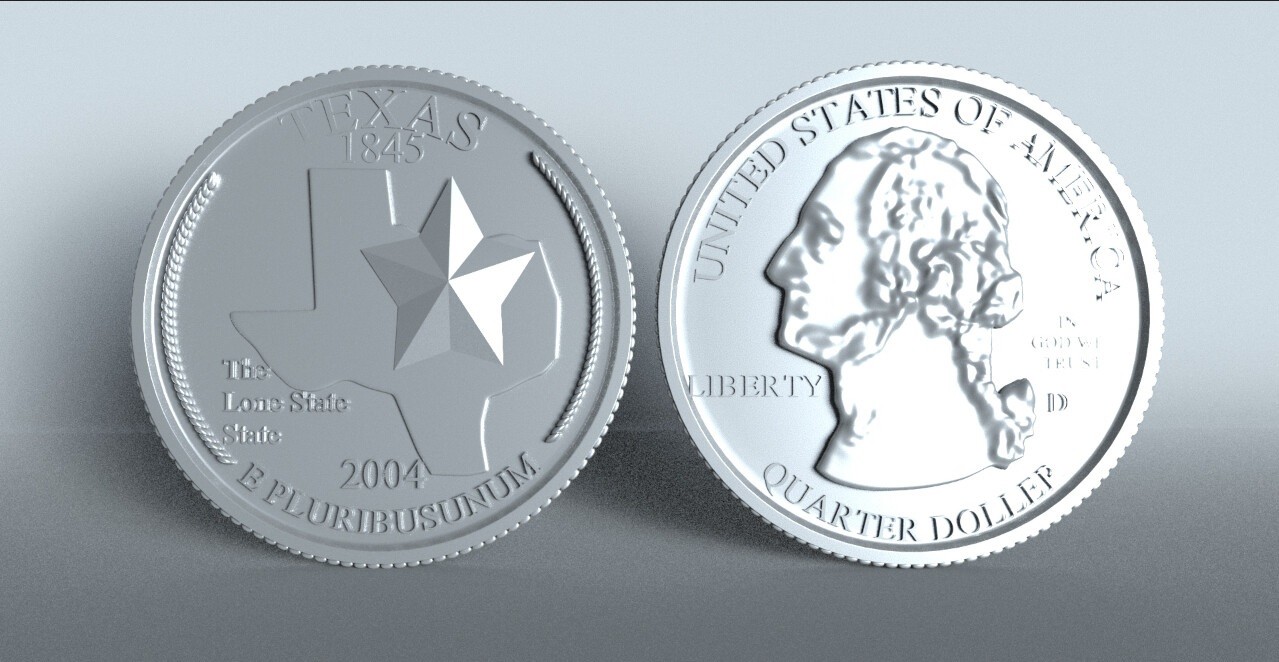 ArtStation - 3D modeled coin | Resources
