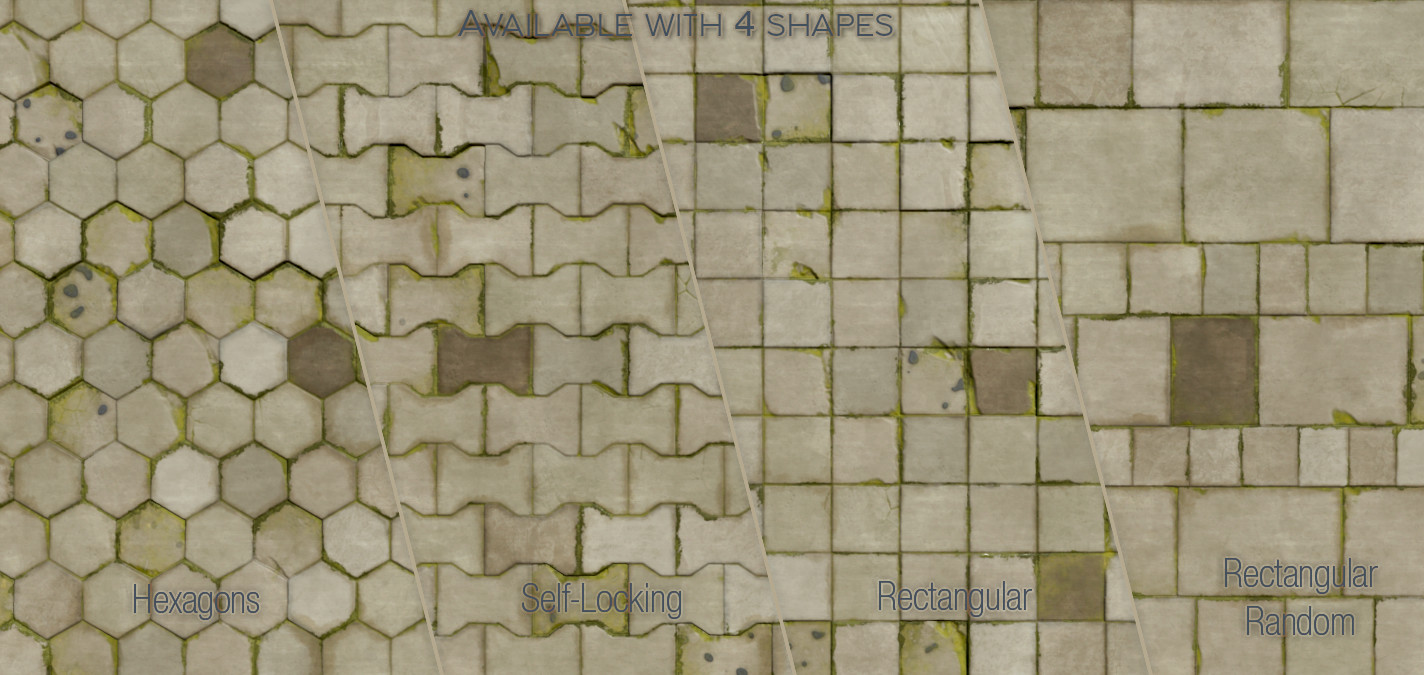 ArtStation - [SMART_MATERIALS] Pavement | Resources