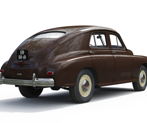 ArtStation - GAZ-M20V Pobeda 1955 | Resources