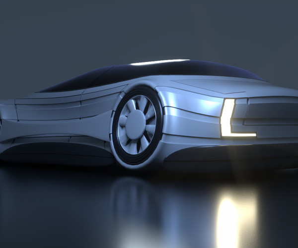ArtStation - Futuristic Car 21 3D Model | Resources