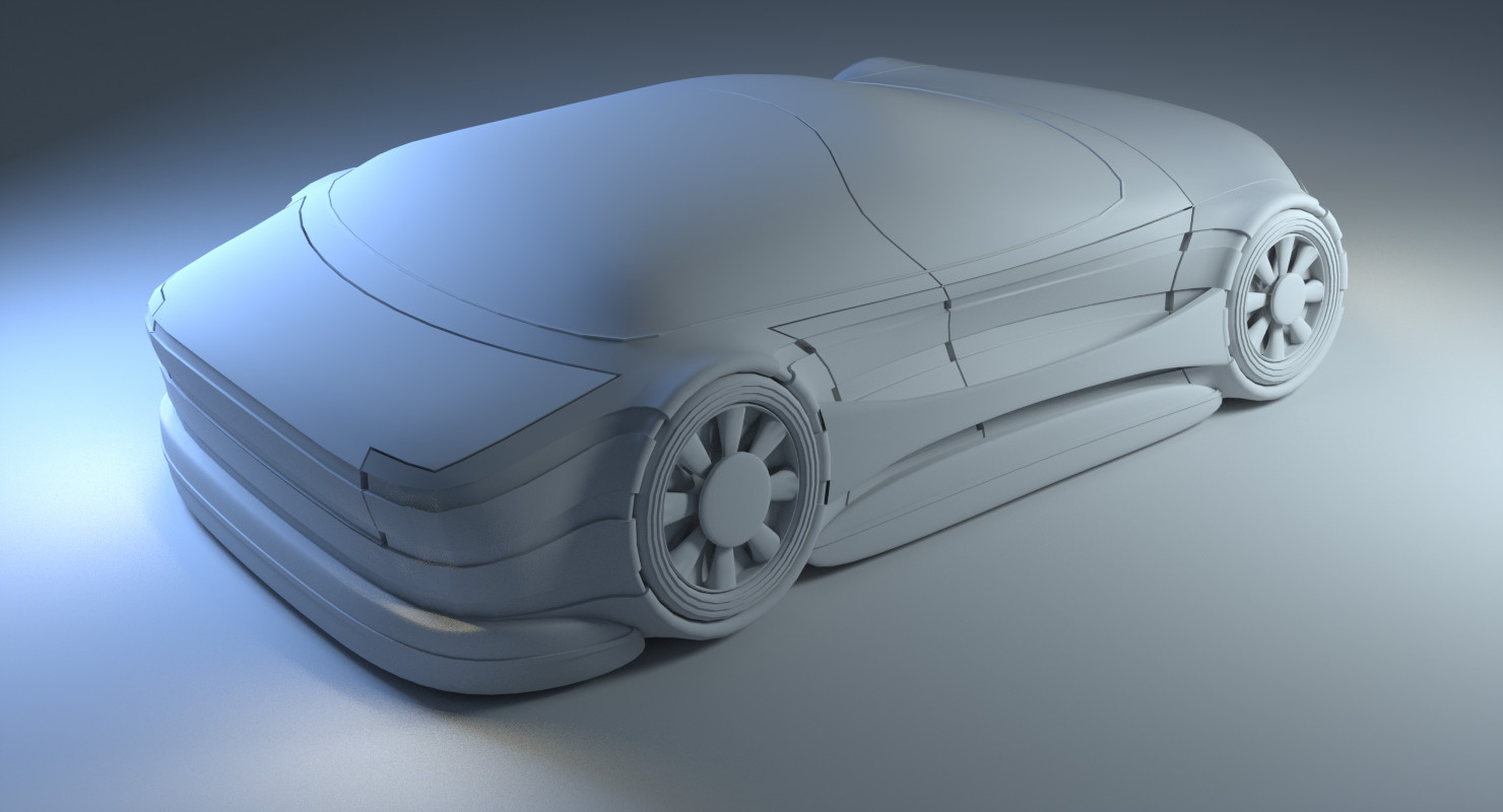 ArtStation - Futuristic Car 21 3D Model | Resources