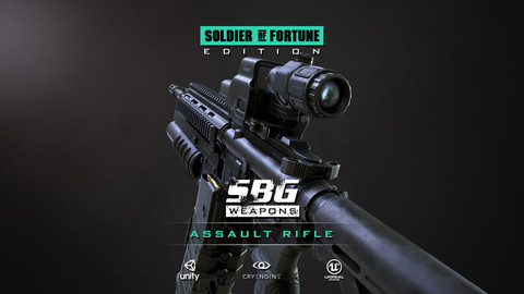 ArtStation - SBG Assault Rifle - Soldier of Fortune Edition | Game Assets
